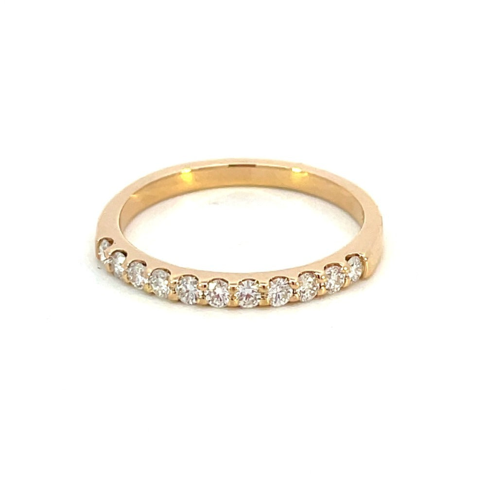 14K Yellow Gold Diamond Wedding Band 1/3 CTW | Fernbaugh's Jewelers