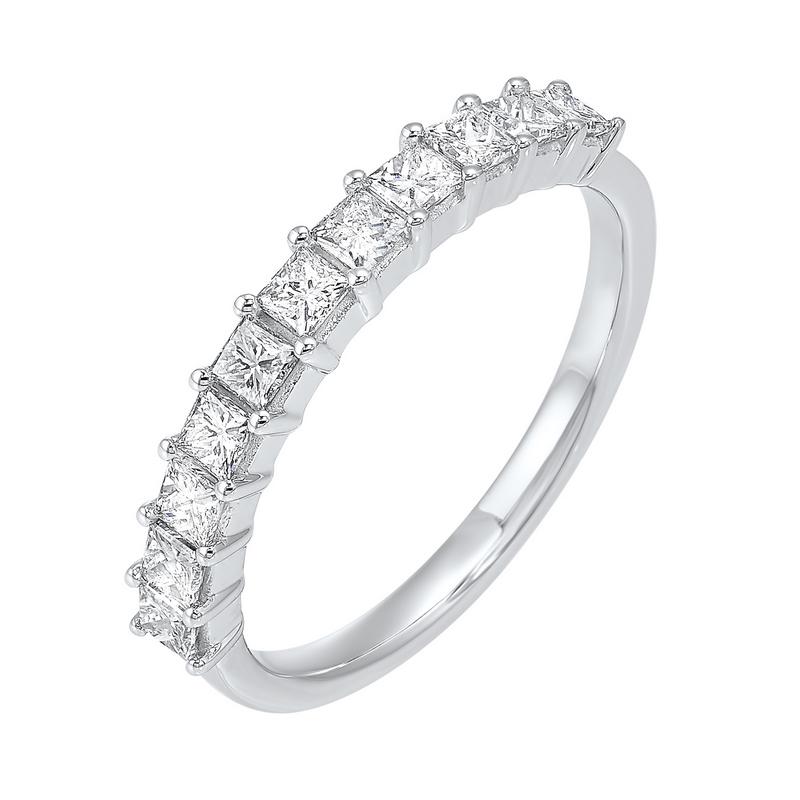 14KW 11 Stone Shared Prong Diamond Band 3/4CT | Fernbaugh's Jewelers